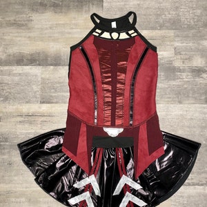 Wanda Vision Woman Super Human Powers Lady Superhero Running Costume ...