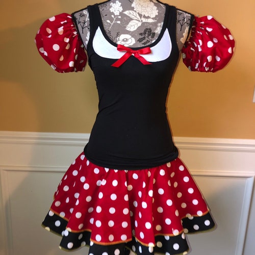 Mini Lady Mouse Inspired Running Skirt Costume Tank/skirt - Etsy