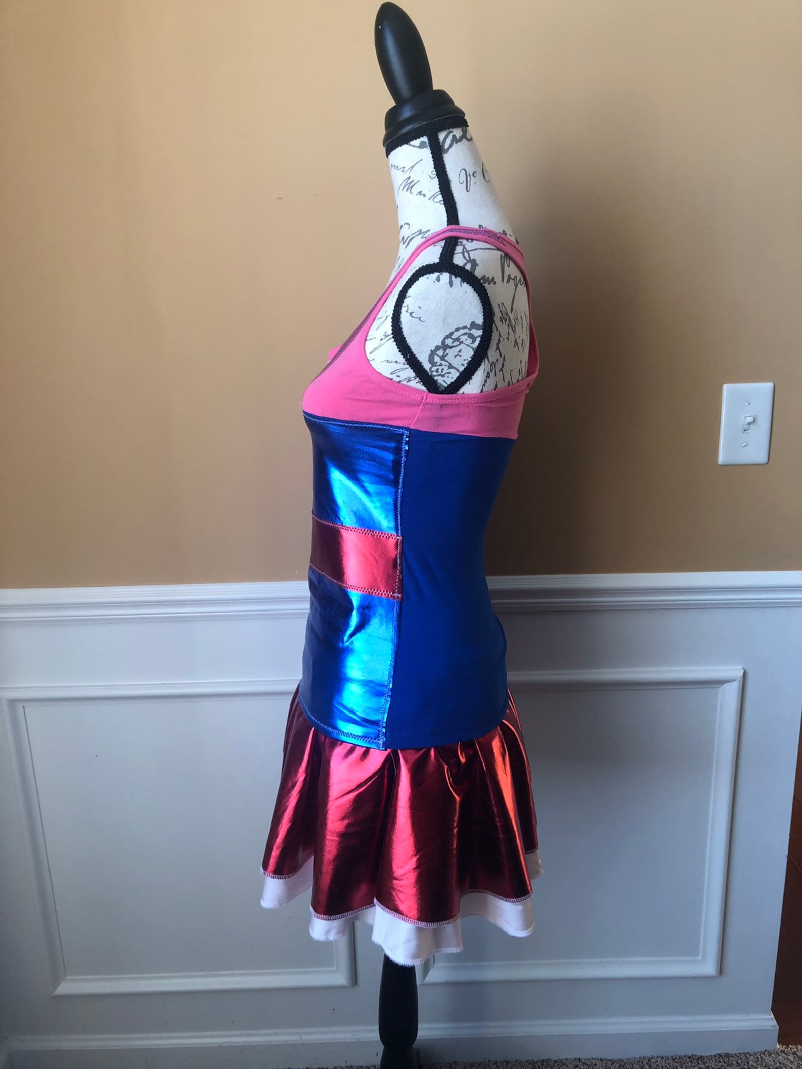 Mulan Pink Inspired Running Performance Fabric Costume Skirt/costume ...