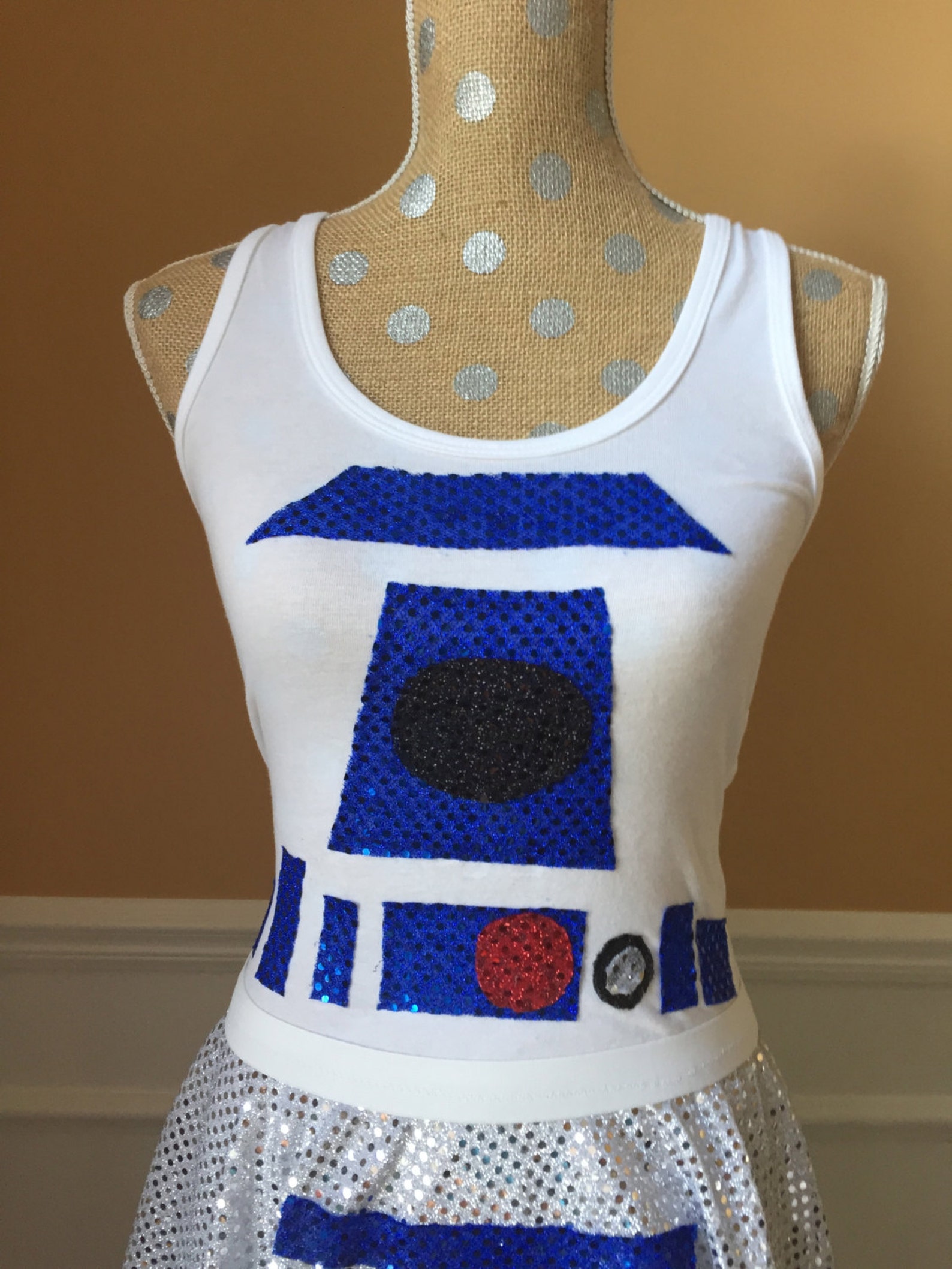 Droid Inspired Running Costume Outfit Skirt/tank Top - Etsy