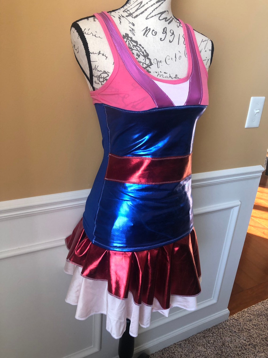 Mulan Pink Inspired Running Performance Fabric Costume Skirt/costume ...