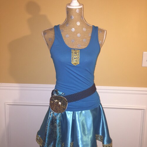 Merida Inspired Running Complete Outfit / Skirt / Costume | Etsy