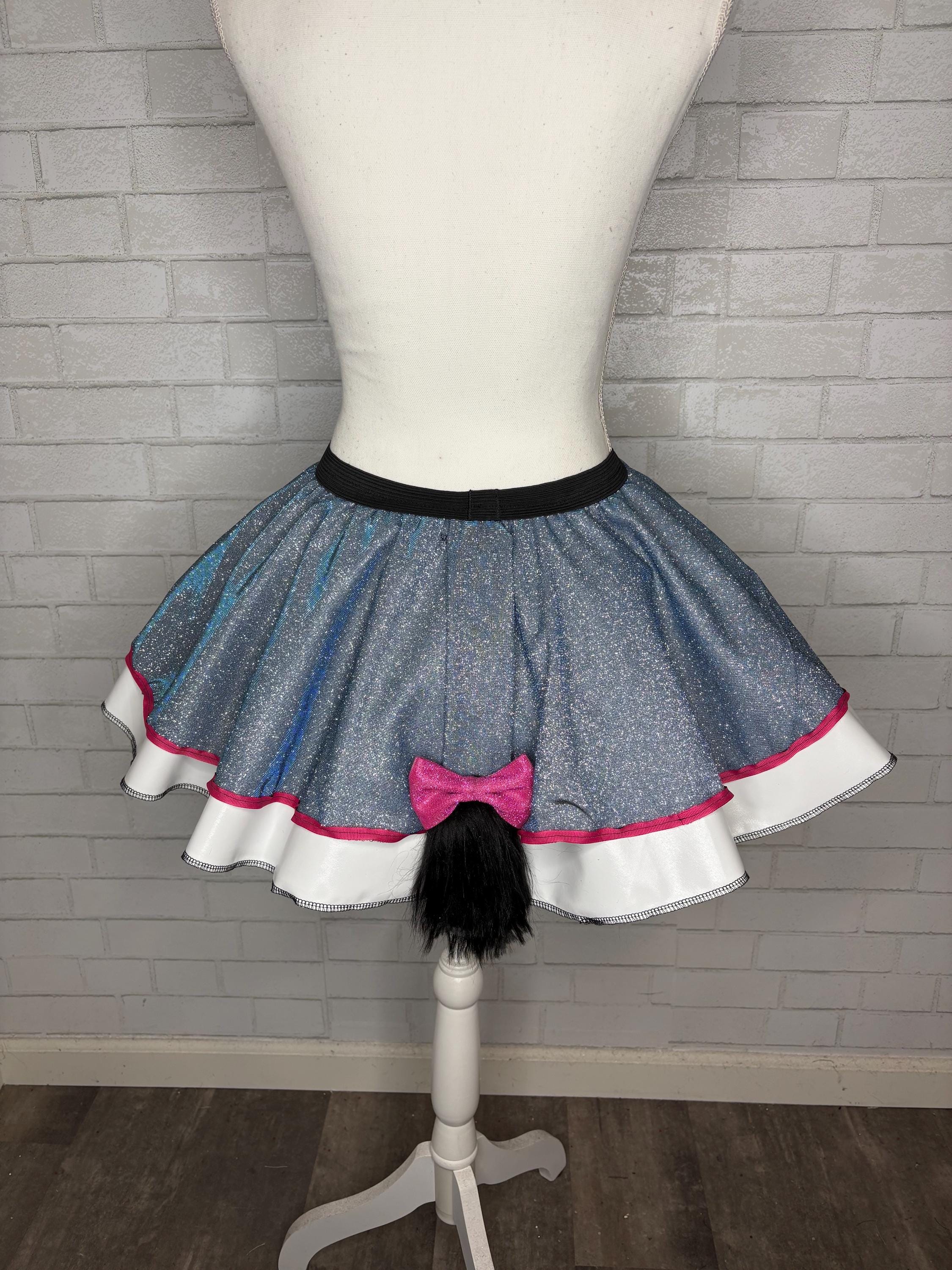 Bling Eeyore Donkey Inspired Running Cosplay Costume Halloween SKIRT ...