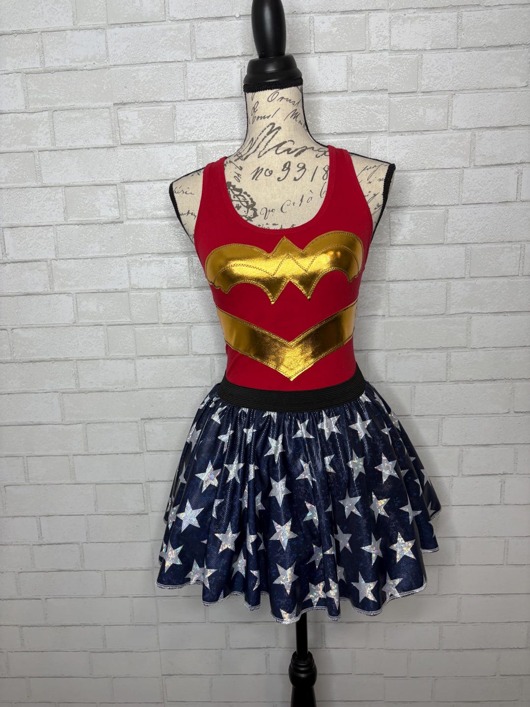 WONDER Super Human Powers Lady Superhero Running Costume/skirt - Etsy