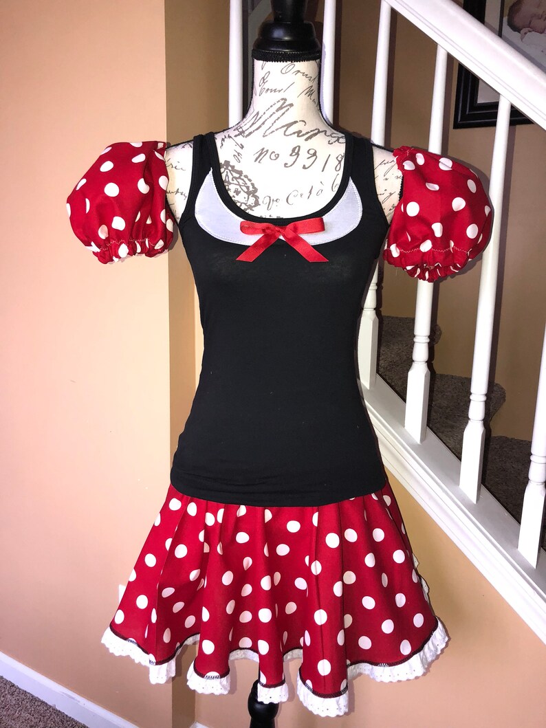 Mini Lady Mouse Inspired Running Skirt Costume Tank/skirt - Etsy