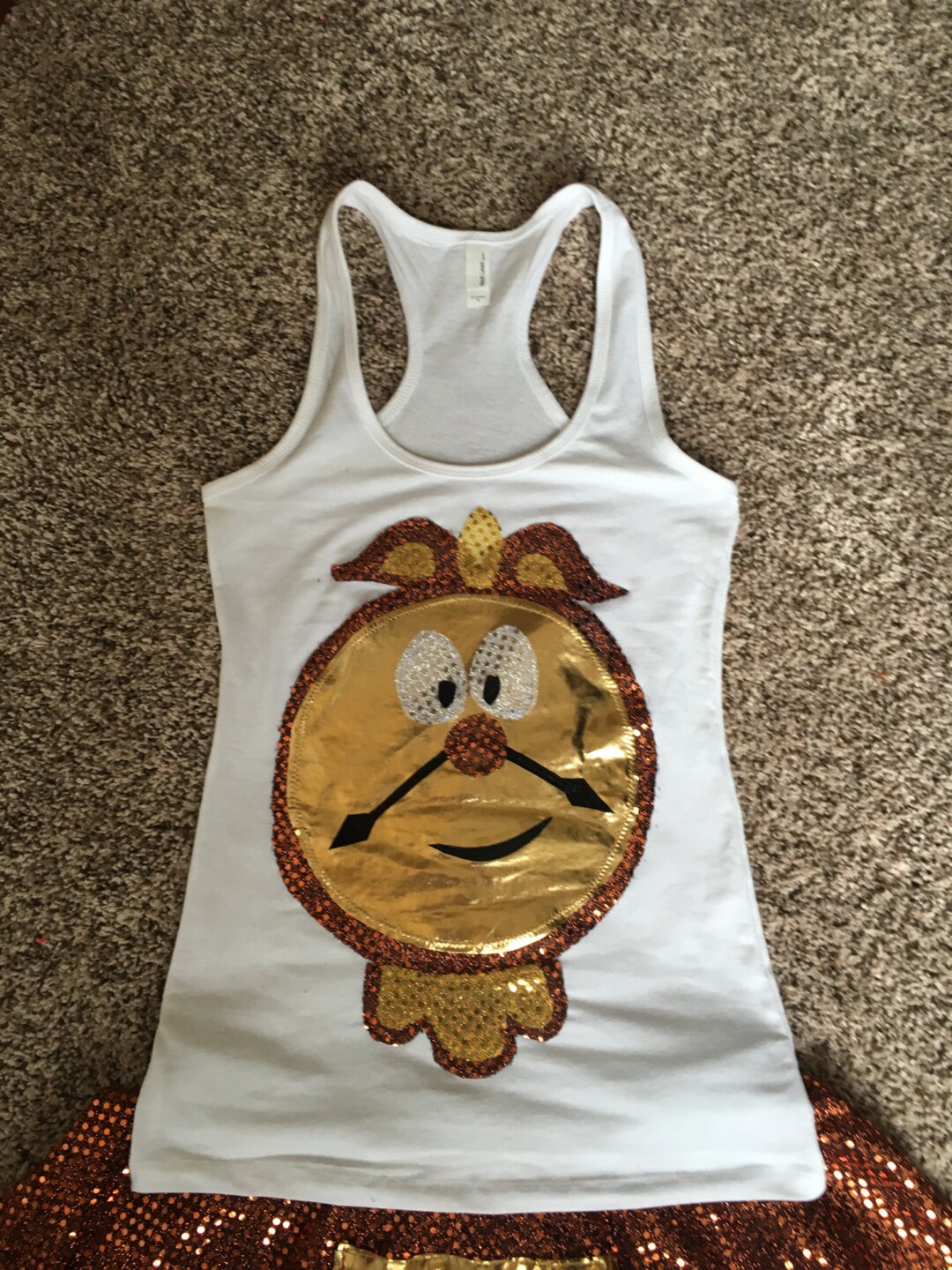 Beauty Clock Running Complete Outfit / TANK TOP Only / Costume ...