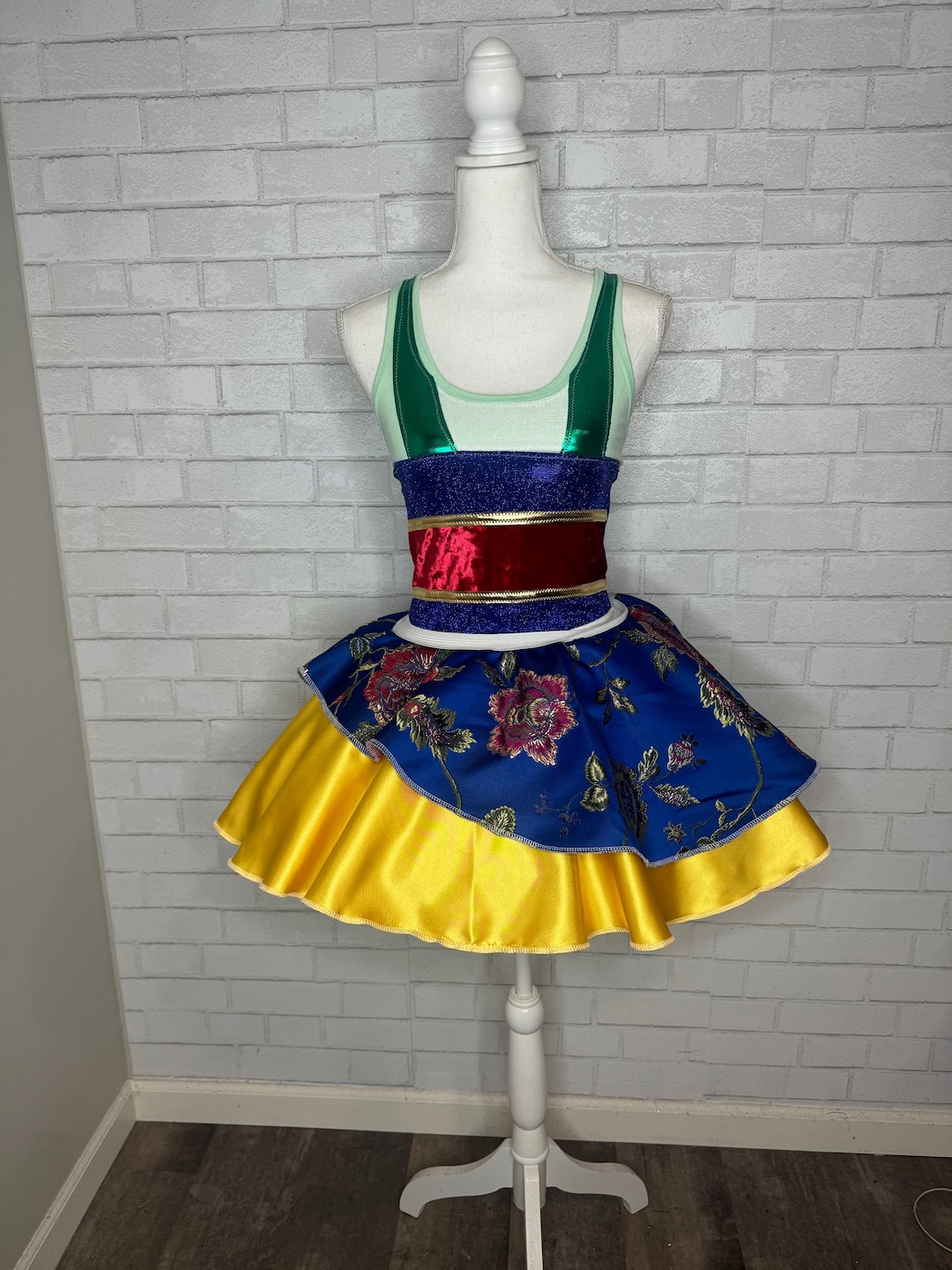 Mulan Pink Gown Inspired Running Performance Costume Skirt/costume ...