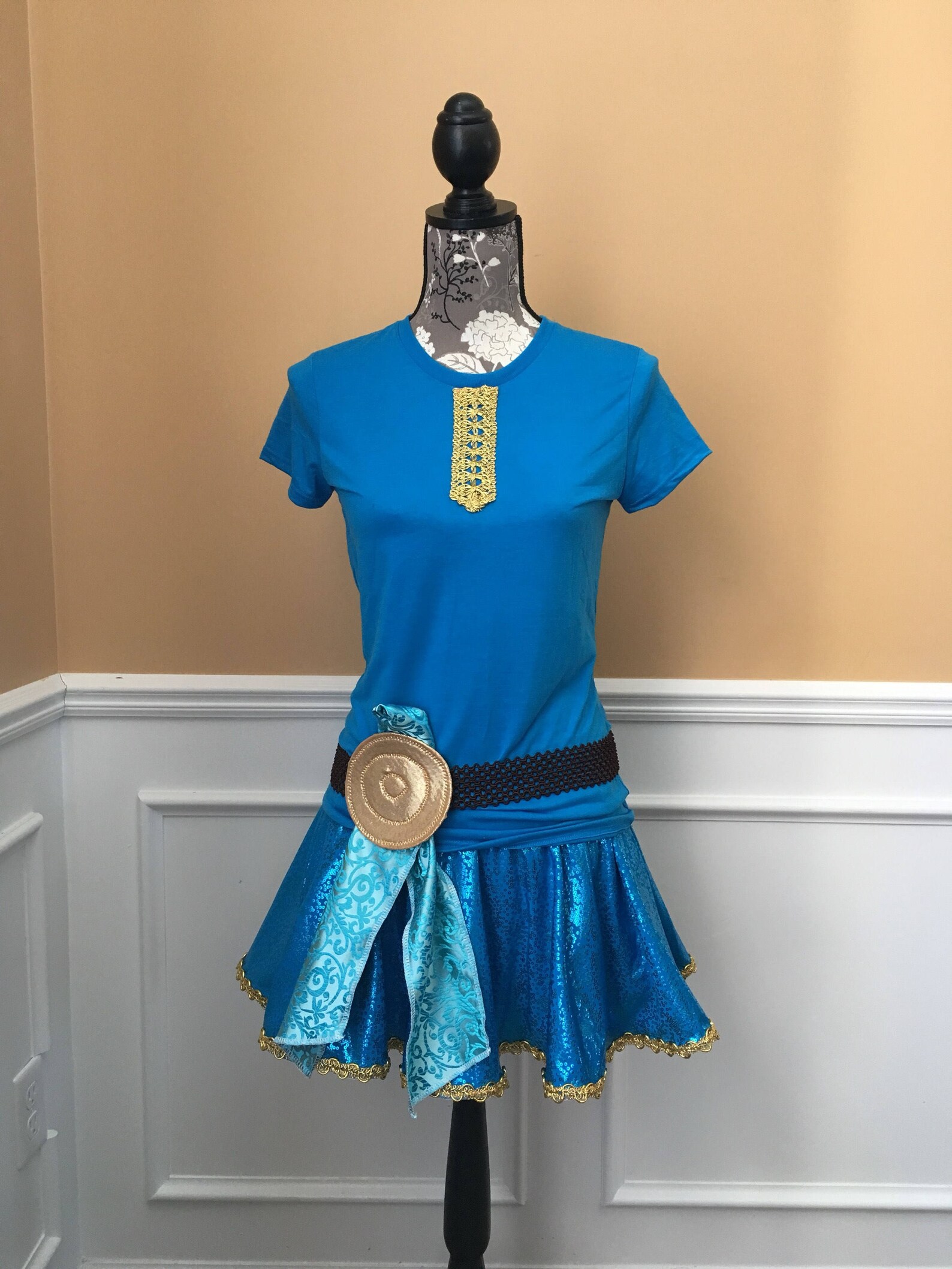 Merida Inspired Running Complete Outfit / Skirt / Costume - Etsy