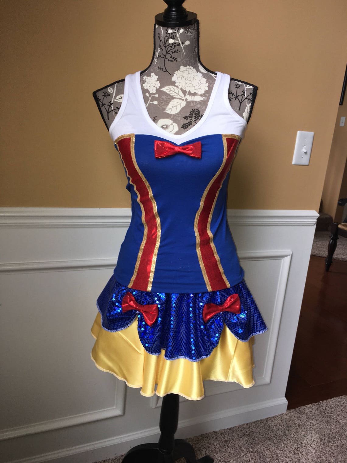 Bling White as Snow Inspired Running Tank Top ONLY - Etsy