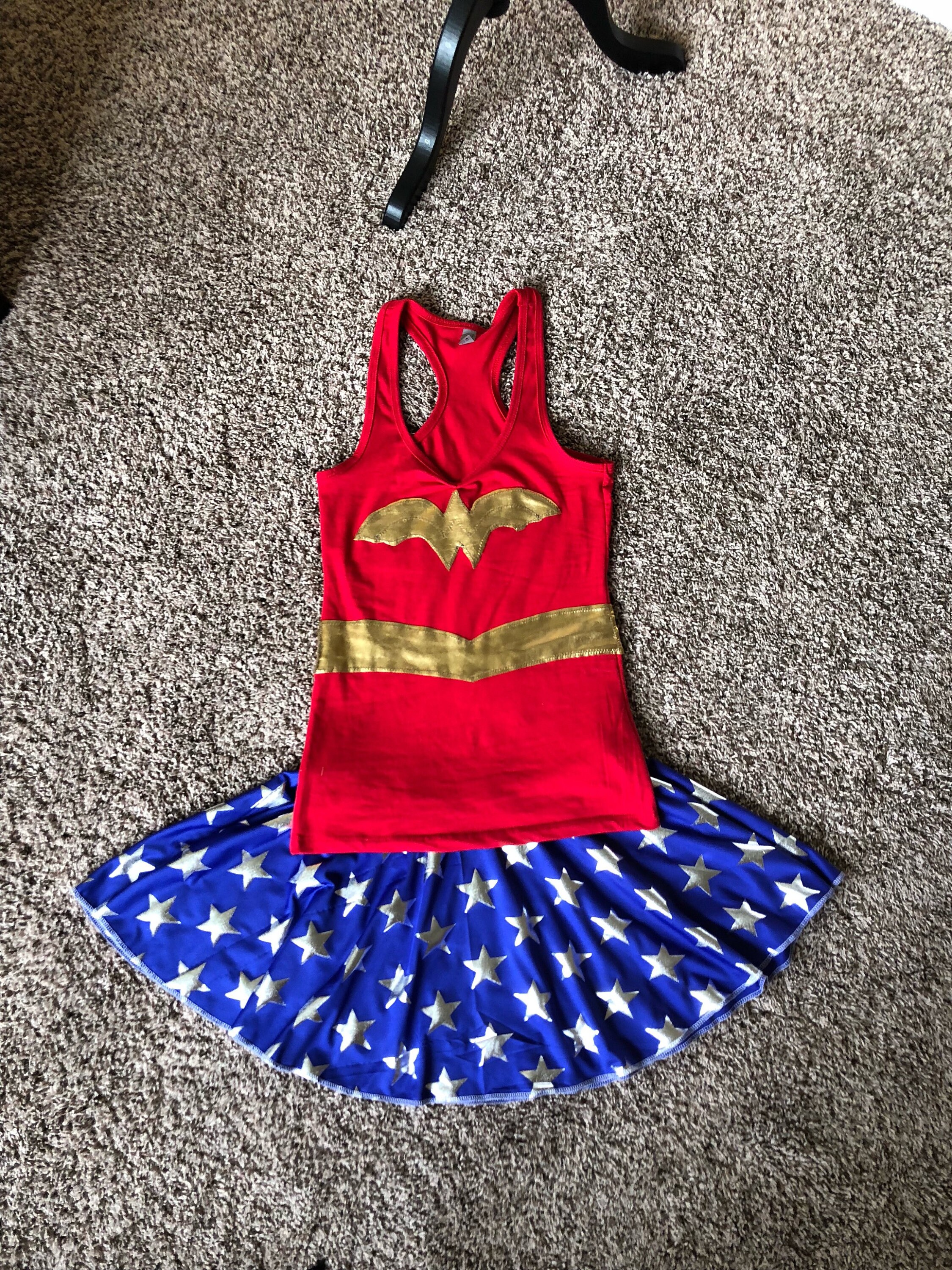 WONDER Super Human Powers Lady Superhero Running Racerback | Etsy