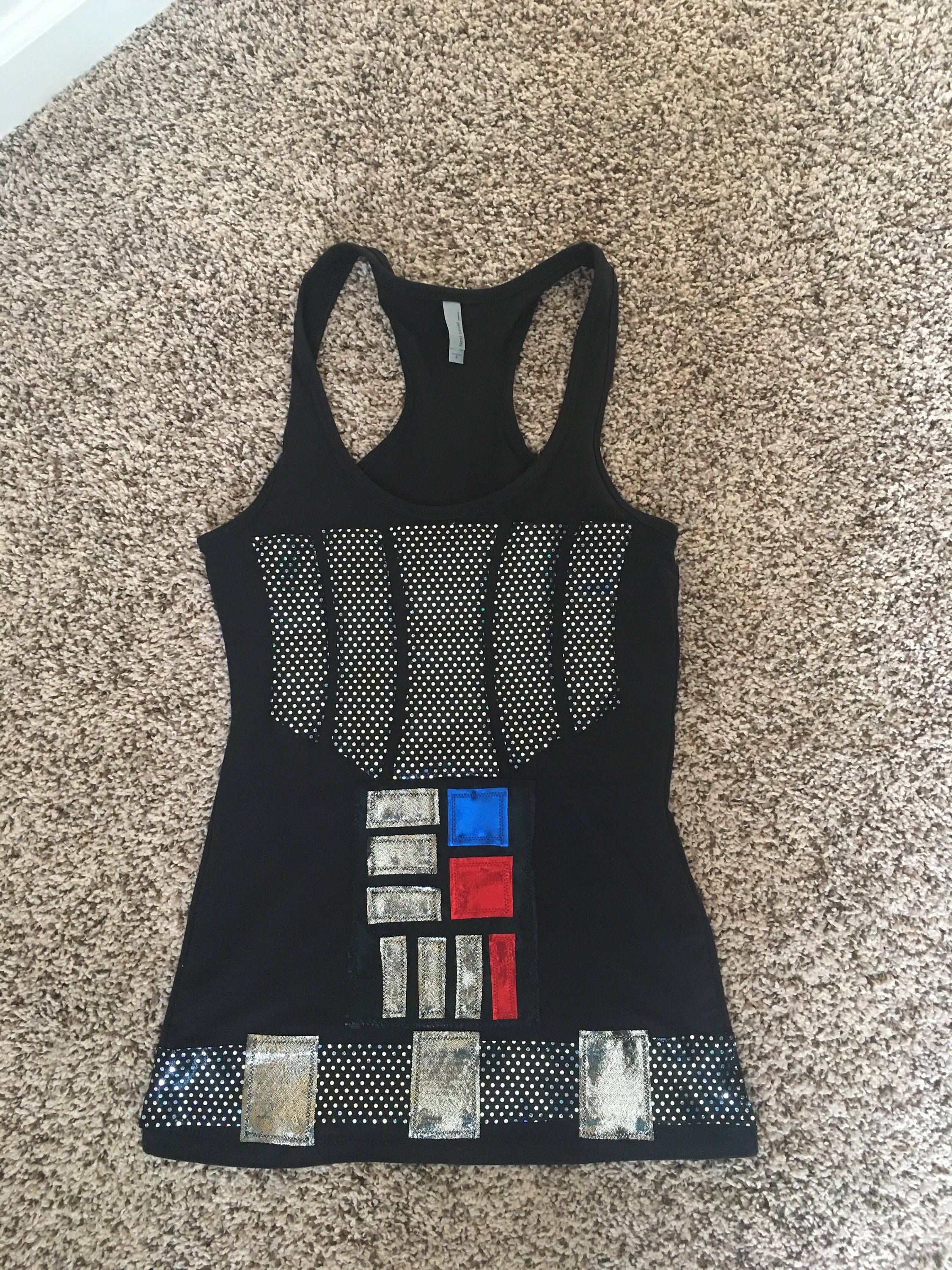 DARTH Black Inspired Running Costume Performance Tank Top ONLY - Etsy