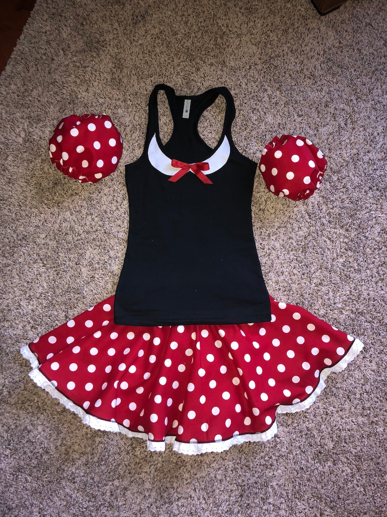Mini Lady Mouse Inspired Running Skirt Costume Tank/skirt - Etsy