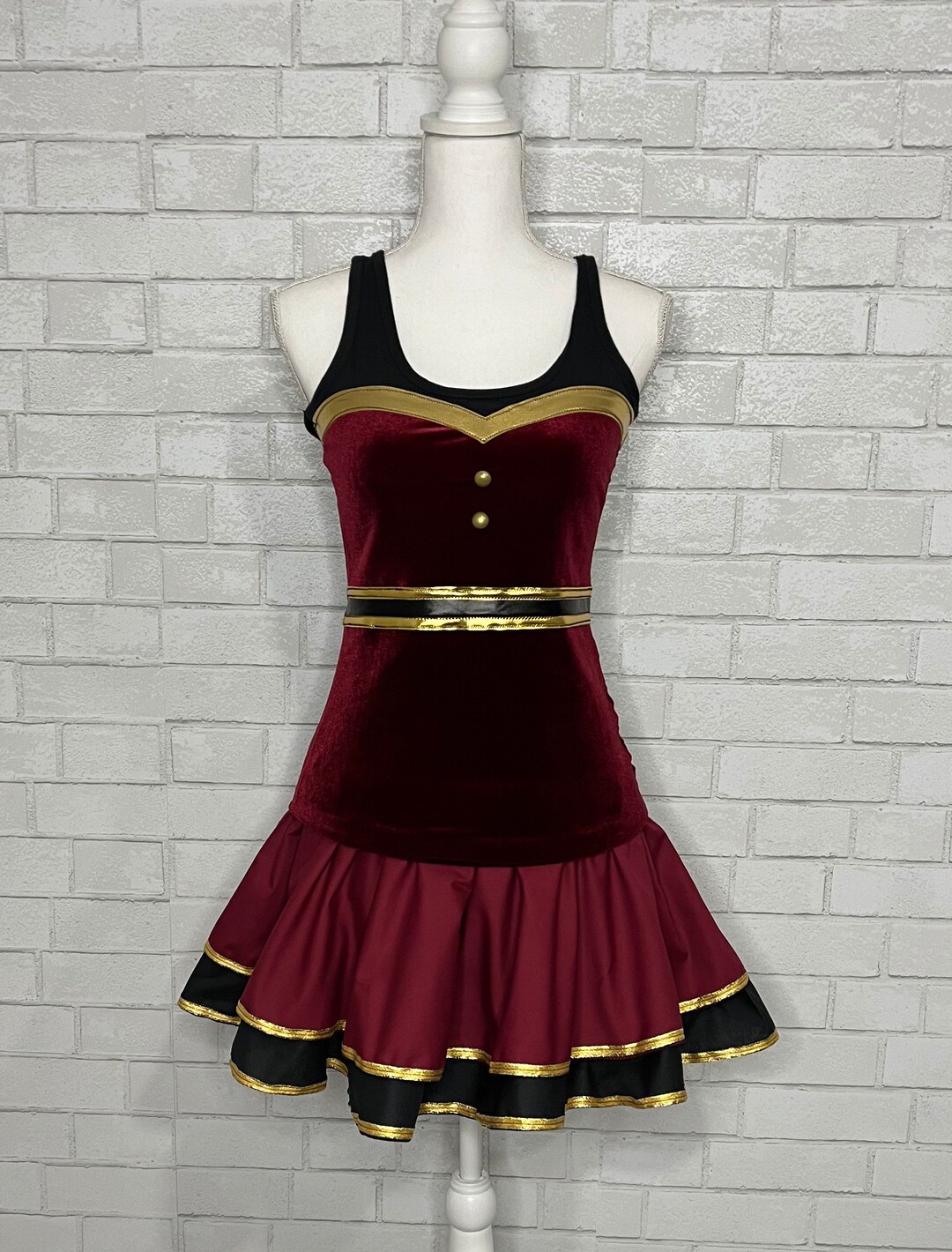 Tower Hotel BELL HOP Costume/running Outfit Racerback Tank and 2-layer ...