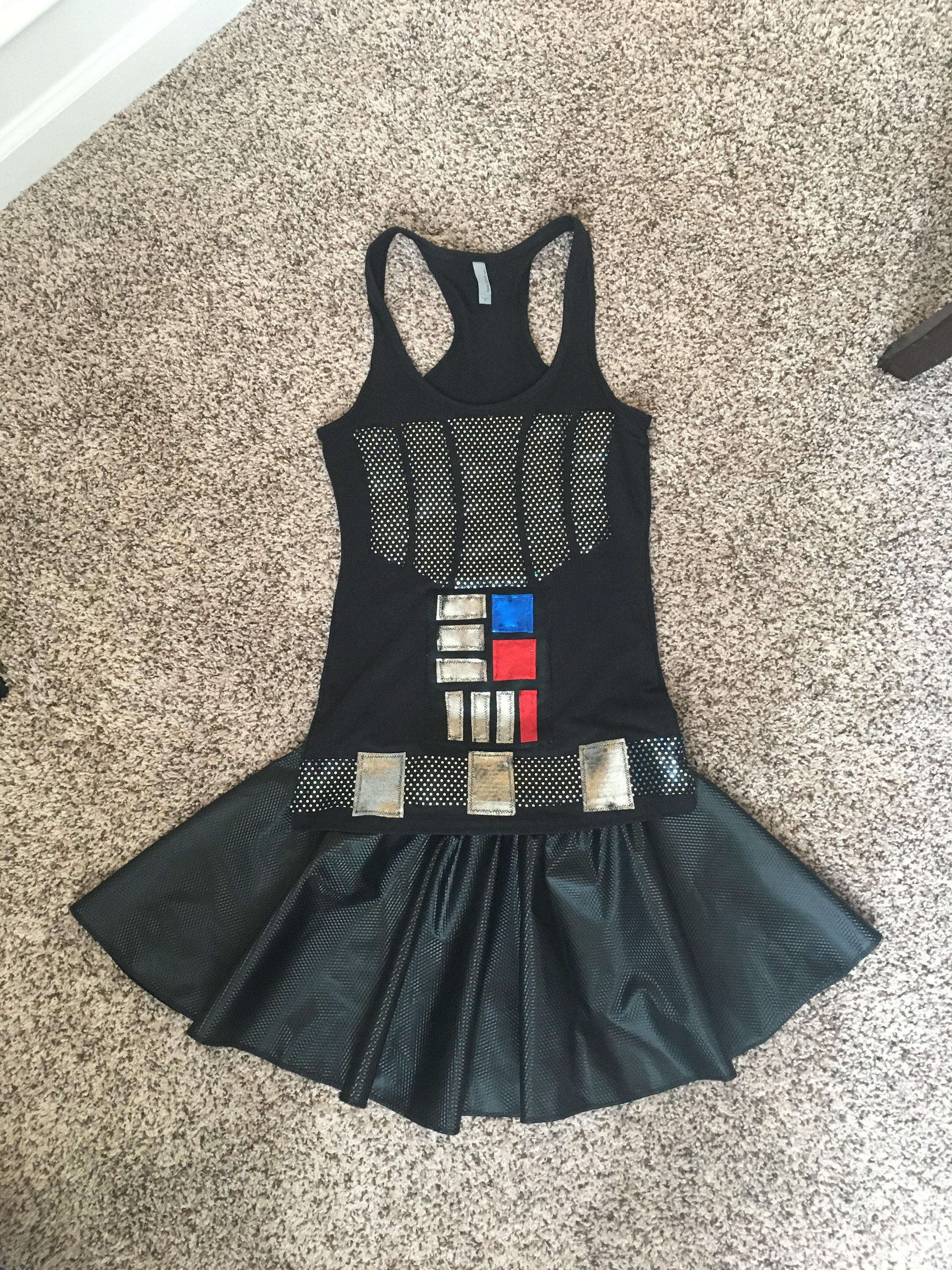 DARTH Black Inspired Running Costume Performance Tank Top ONLY - Etsy