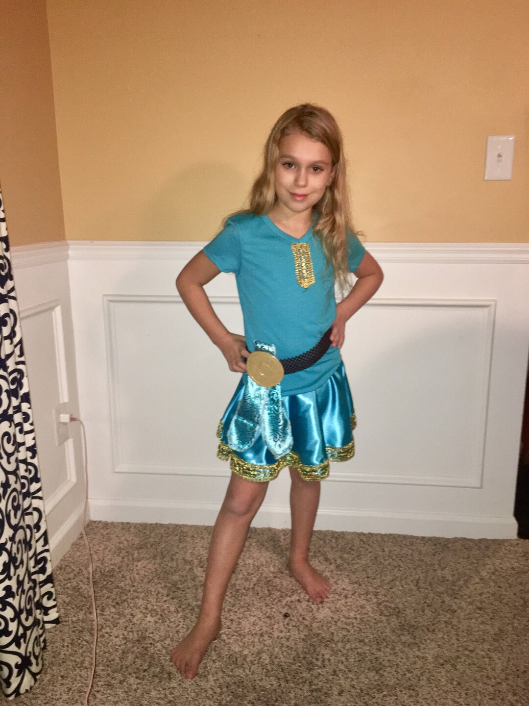 Kids/girls Princess Merida Running Costume Outfit Skirt/top - Etsy