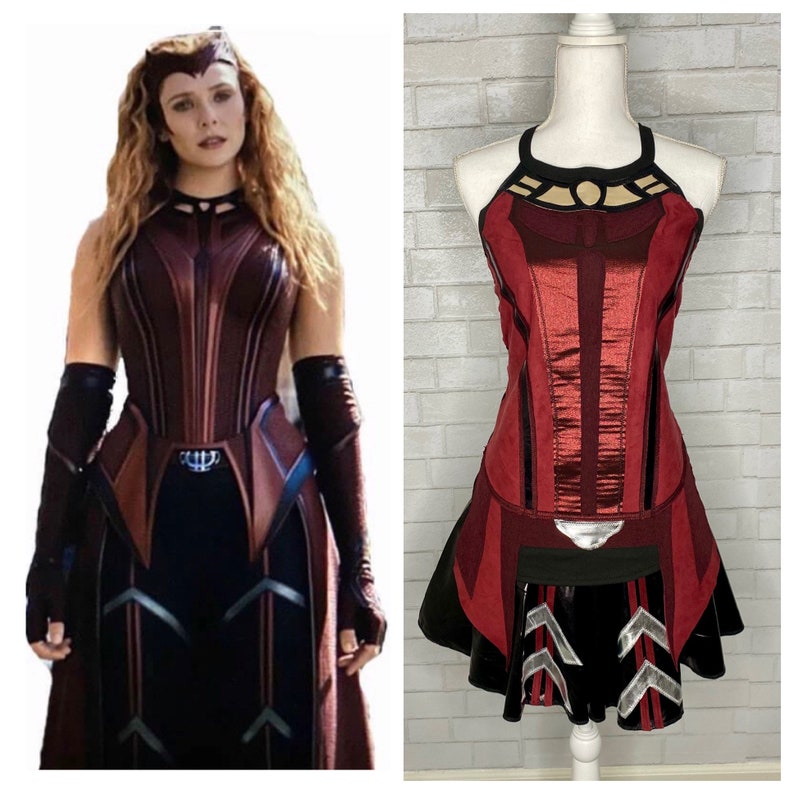 Wanda Vision Woman Super Human Powers Lady Superhero Running - Etsy