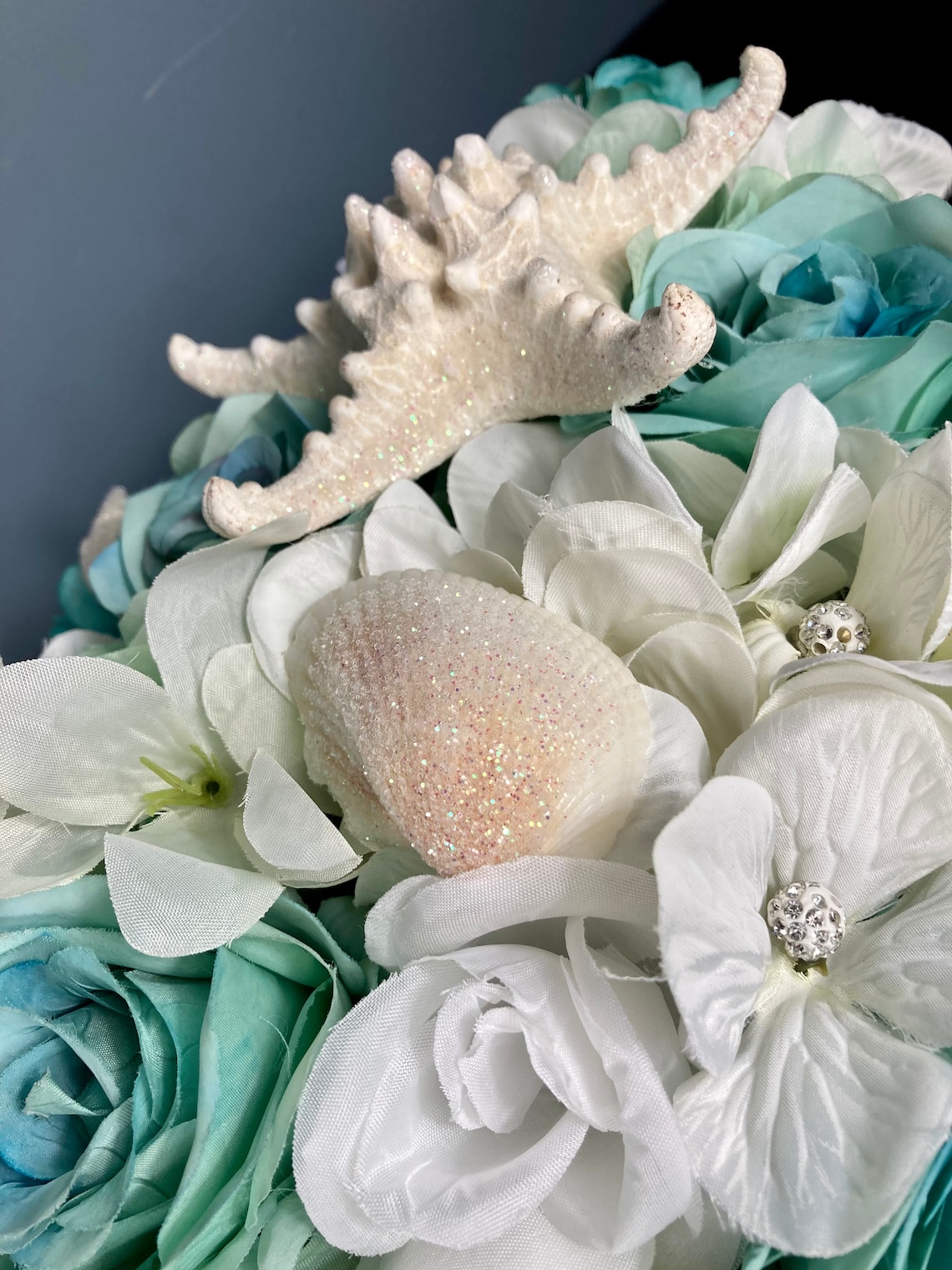 SEASHELL CENTERPIECE Beach Wedding Centerpiece By The Sea | Etsy