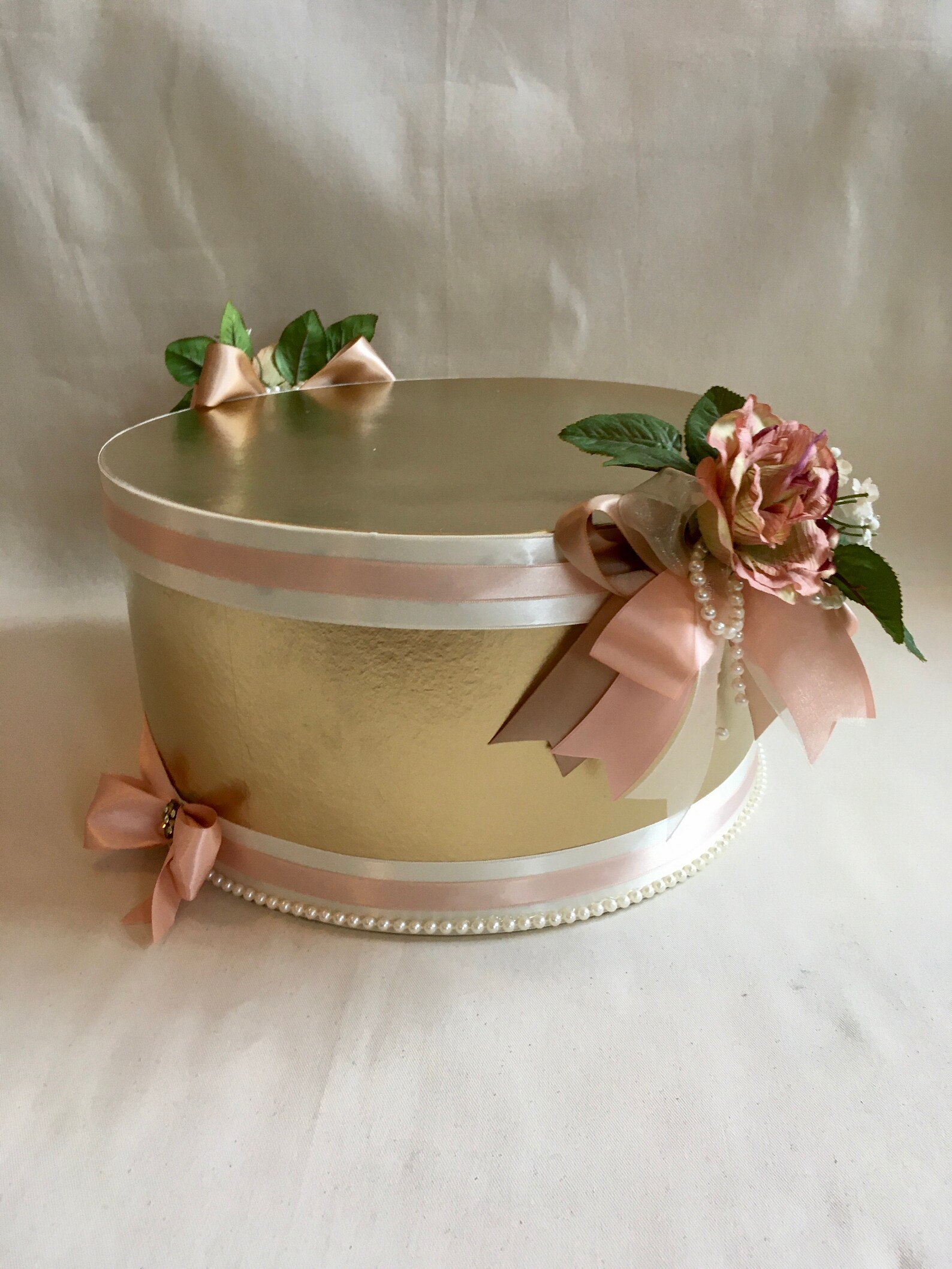 DECORATIVE HAT BOX Centerpiece Box Decorative Storage Box - Etsy
