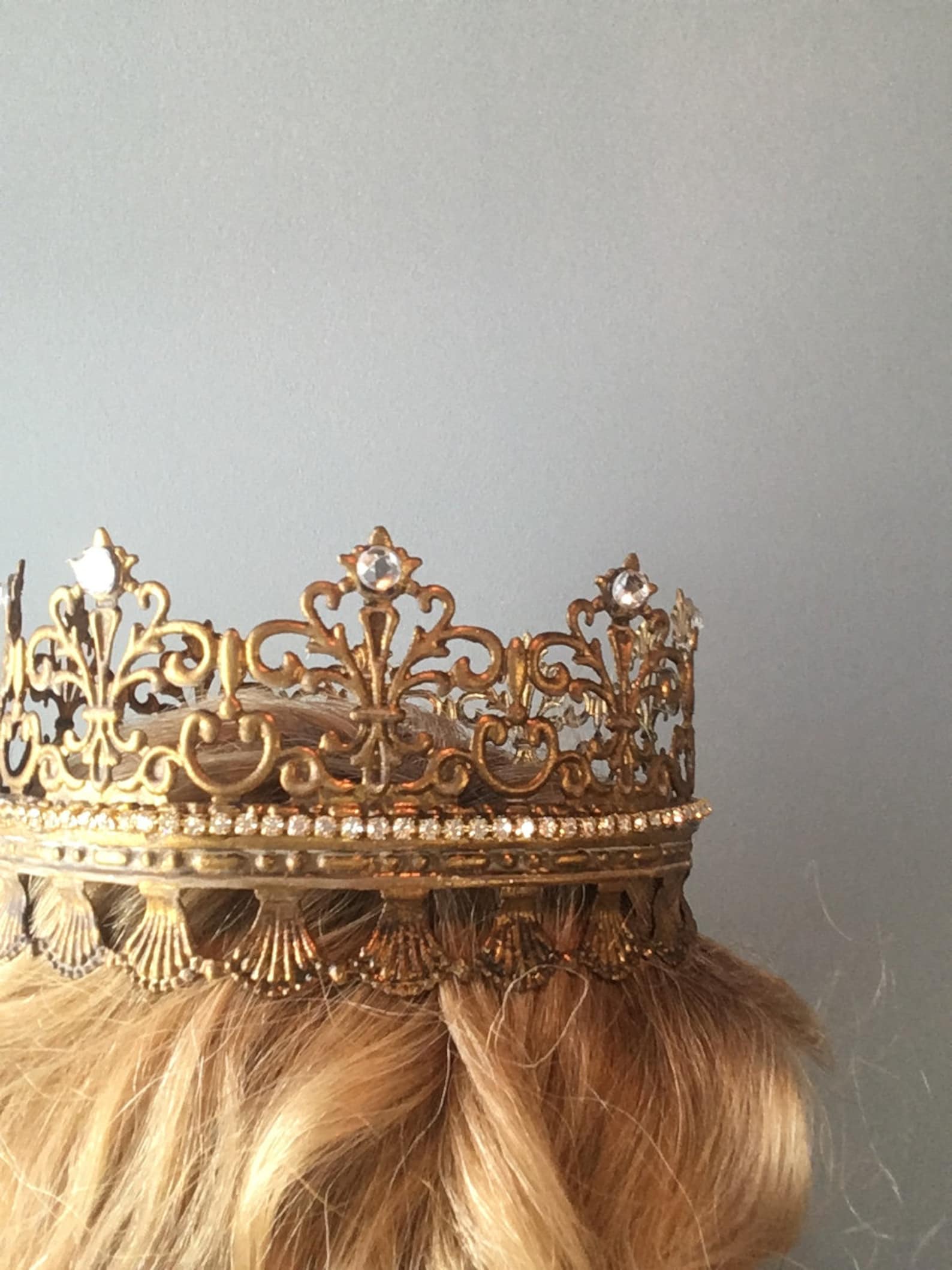 Full Size Gold Crown, Wearable Crown, Birthday Crown, Childerns ...