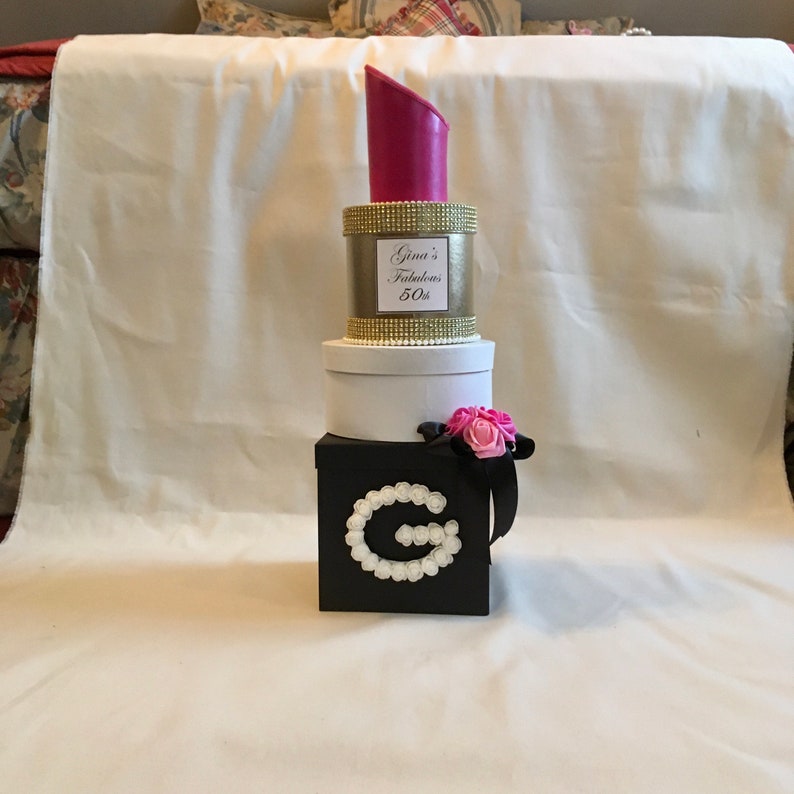 LARGE LIPSTICK CENTERPIECE, Girly Centerpiece, Bridal Shower ...