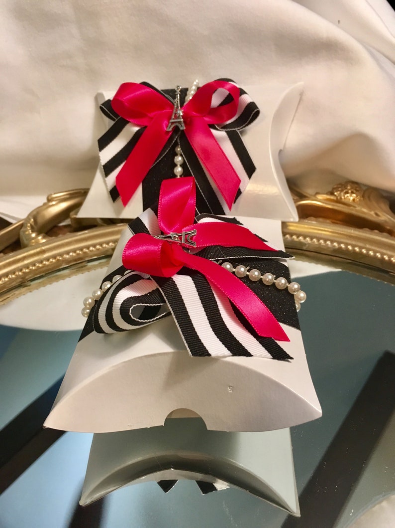 6 pc favor boxes Eiffel tower favor box Eiffel tower theme | Etsy