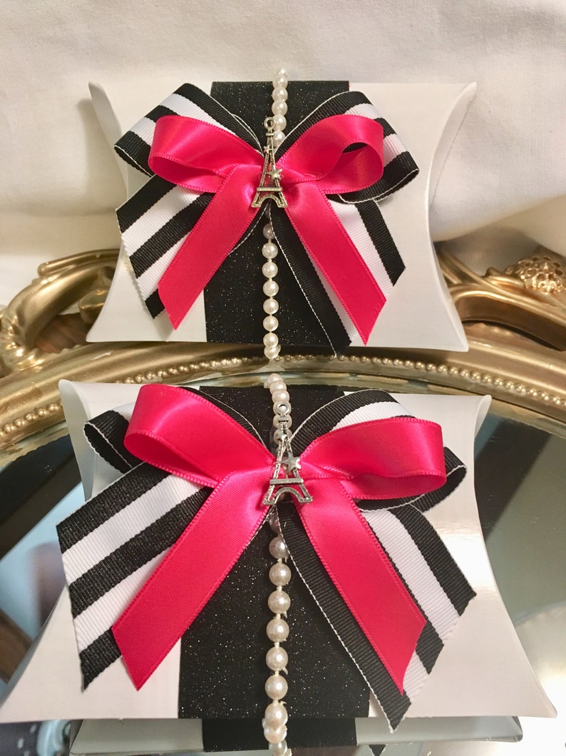 6 Pc Favor Boxes Eiffel Tower Favor Box Eiffel Tower Theme - Etsy