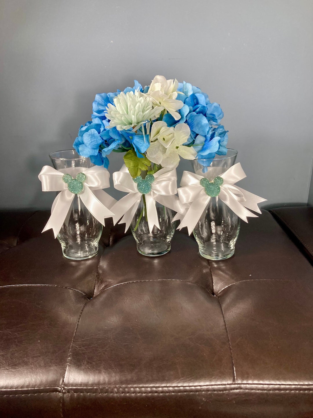 MICKEY FLOWER VASE, Mickey Vase, Minnie Flower Vase, Disney Wedding ...