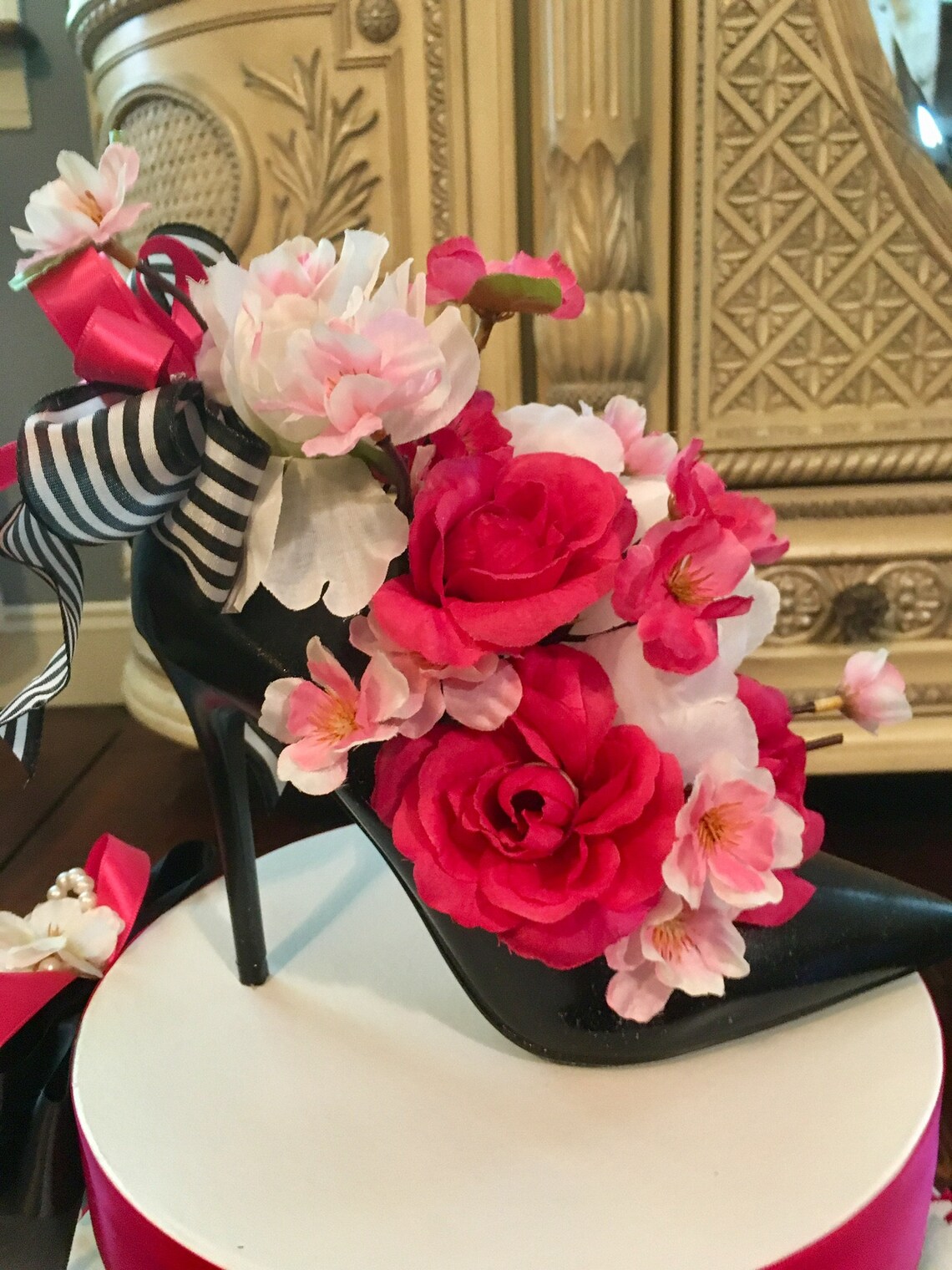 HIGH HEEL CAKE Top High Heel Centerpiece Bridal Shower - Etsy