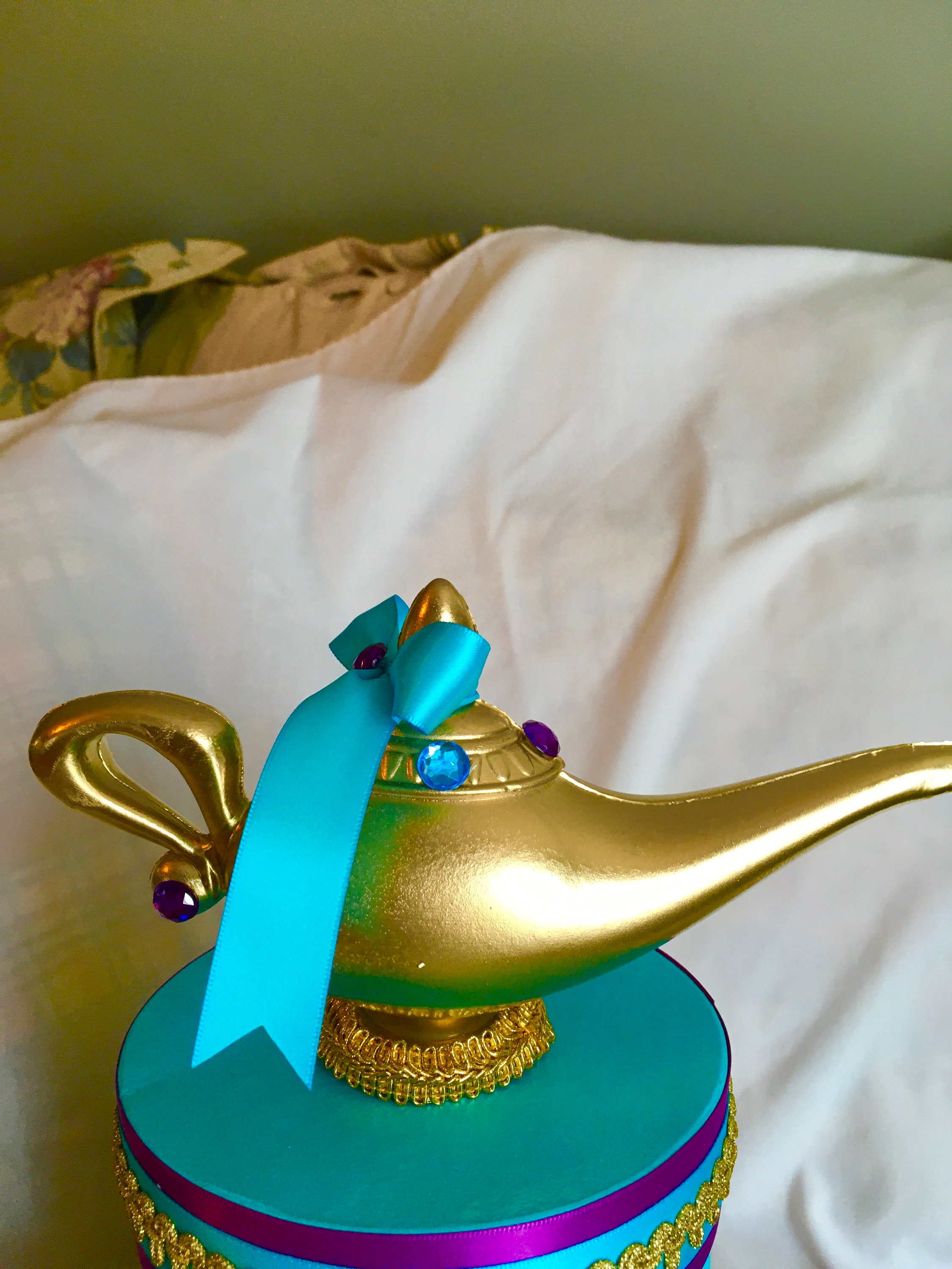 GENIE LAMP CENTERPIECE, Arabian Nights Party, Moroccan Birthday Party ...