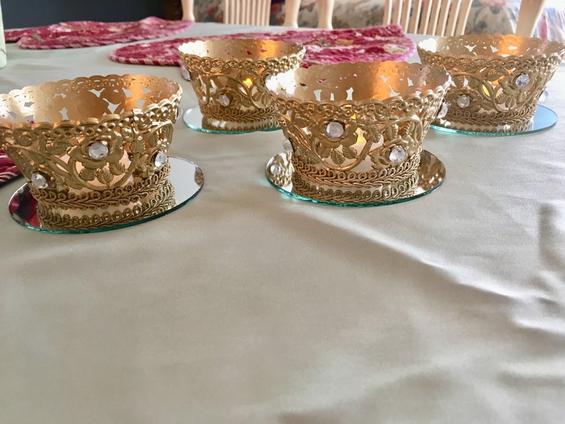 4pc CROWN CANDLE HOLDER Crown Table Decor Crowns Crown | Etsy