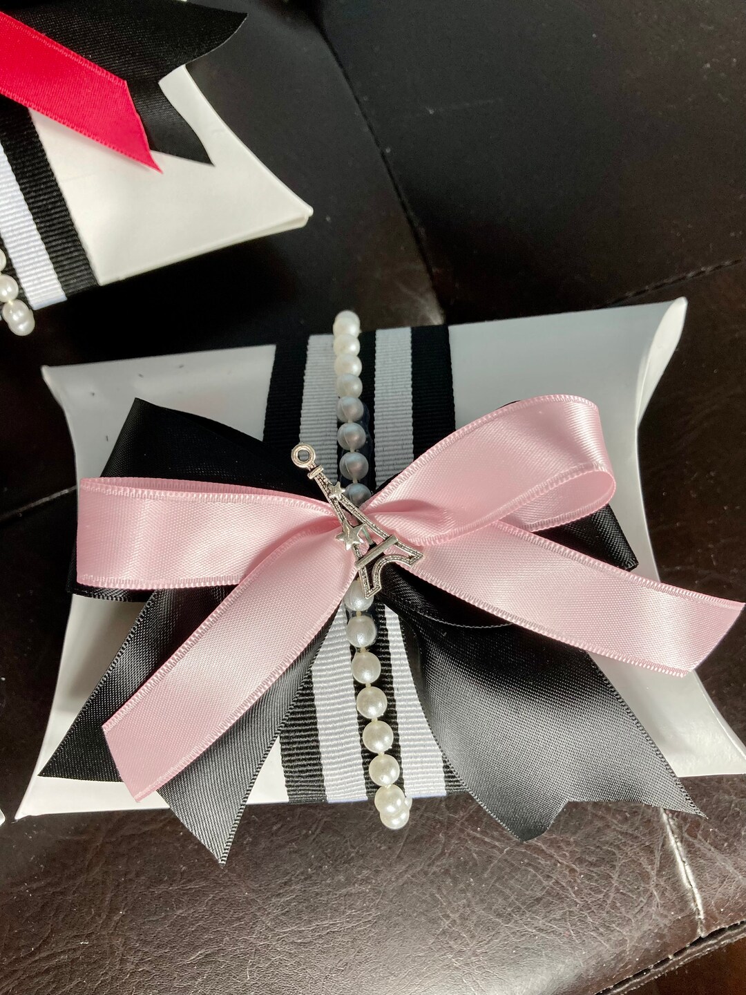 6 Pc Favor Boxes, Eiffel Tower Favor Box, Eiffel Tower Theme Party ...