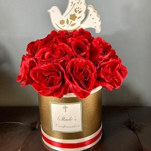 CONFIRMATION CENTERPIECE, Dove Wedding Centerpiece, Confirmation Decor ...