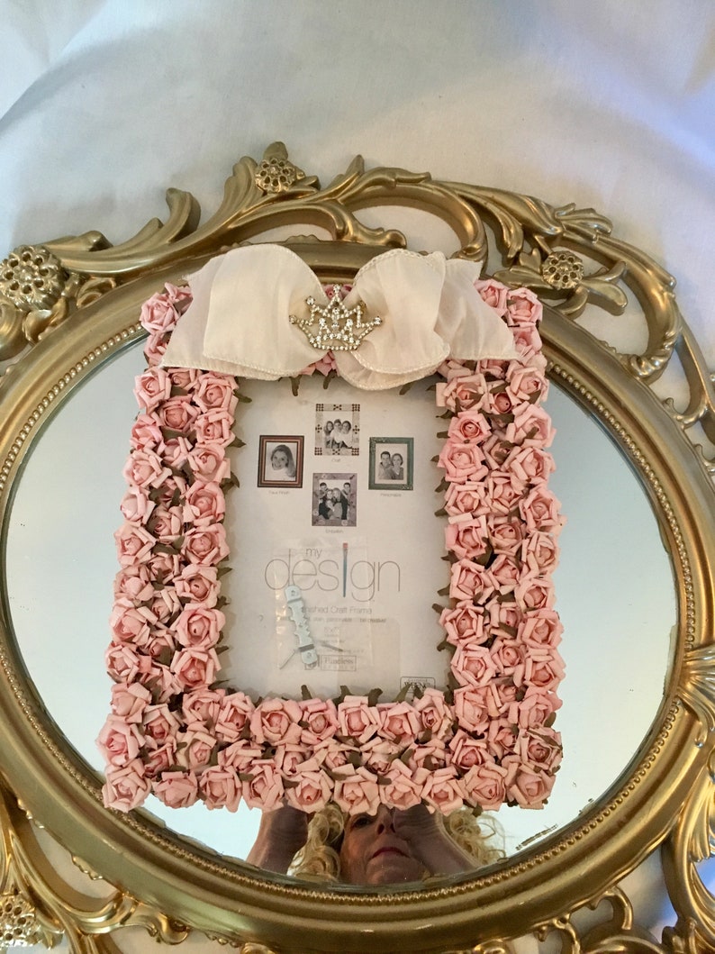 FLOWER PICTURE FRAME Princess Birthday Decoration Cinderella | Etsy