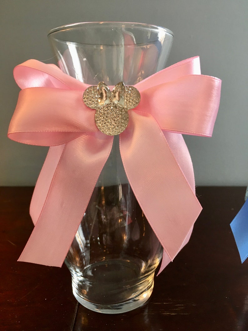 MICKEY FLOWER VASE, Mickey Vase, Minnie Flower Vase, Disney Wedding ...