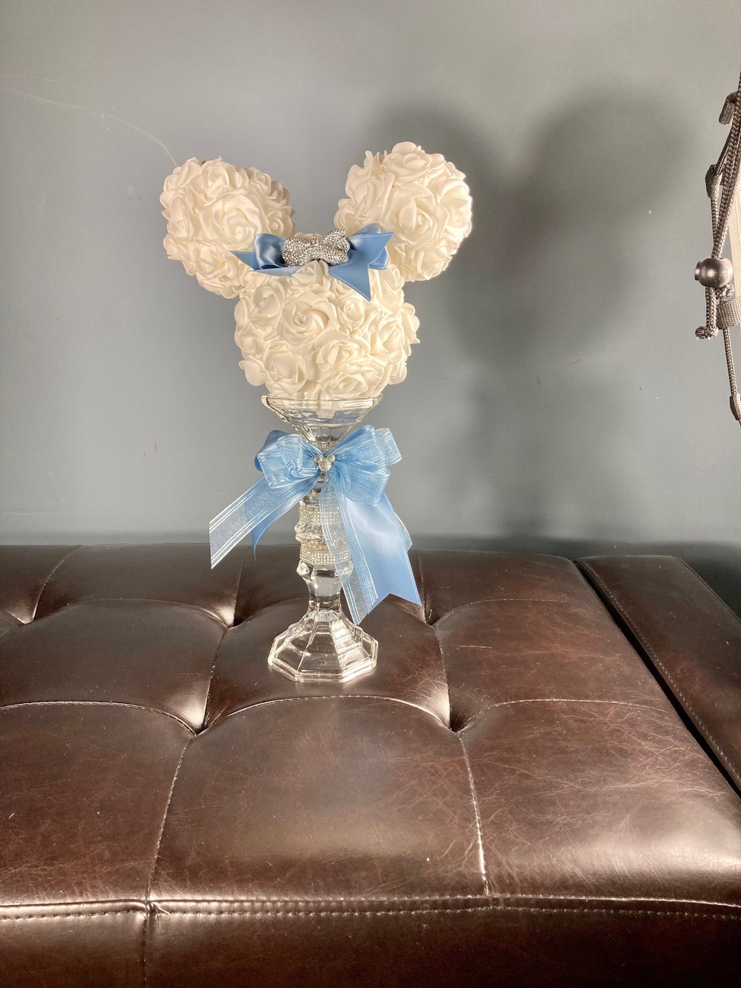 MICKEY FLOWER BALL Centerpiece, Mickey Birthday Centerpiece, Mickey ...