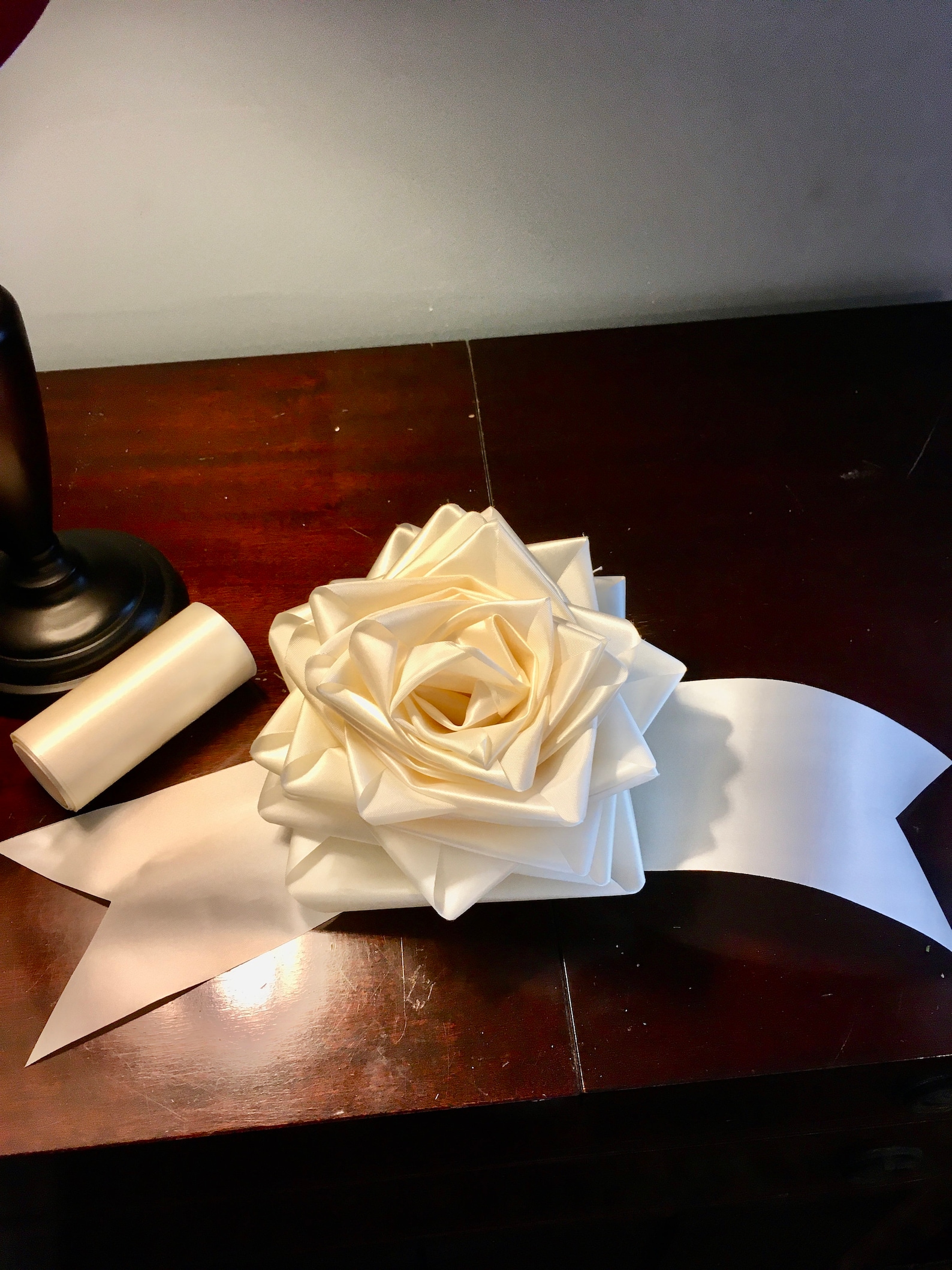 Rose Bow Decorative Bow Package Bow Ribbon Rose Bow Gift | Etsy