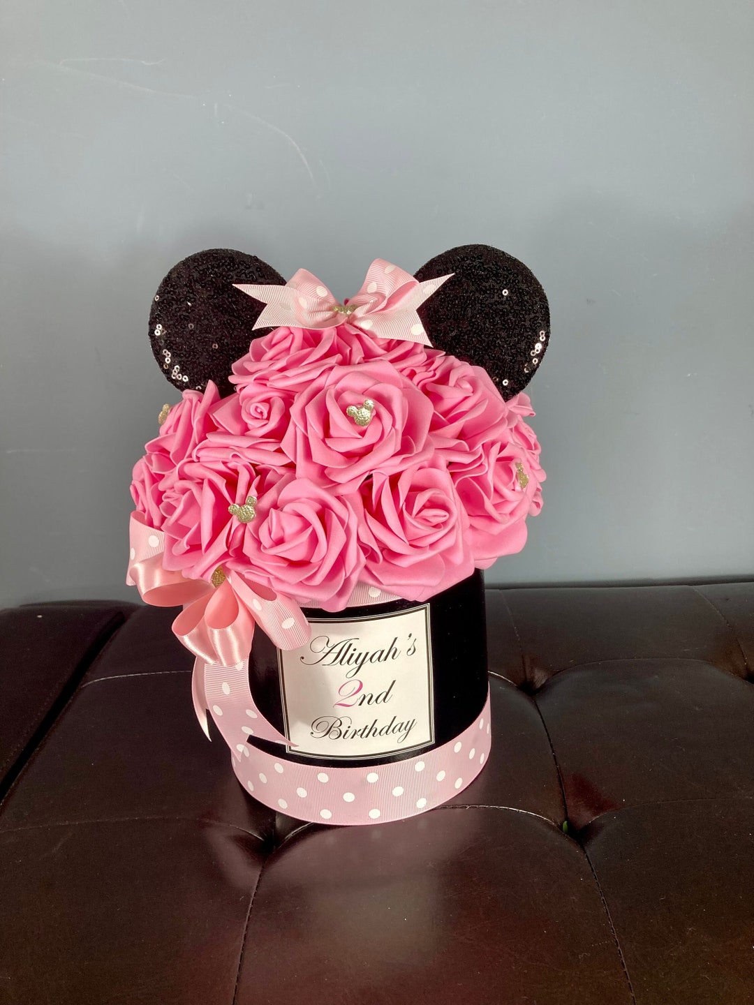 MINNIE MOUSE BIRTHDAY Centerpiece, 1st Birthday Centerpiece, Baby ...