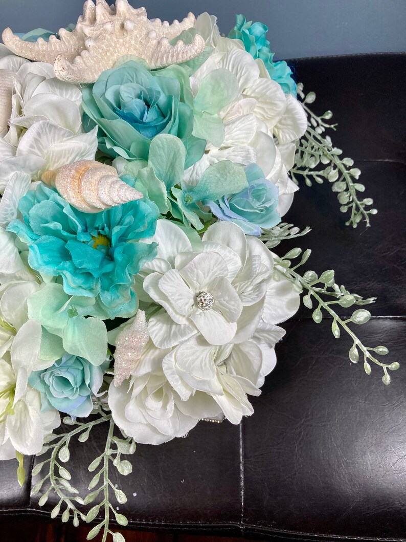 SEASHELL CENTERPIECE Beach Wedding Centerpiece by the Sea - Etsy