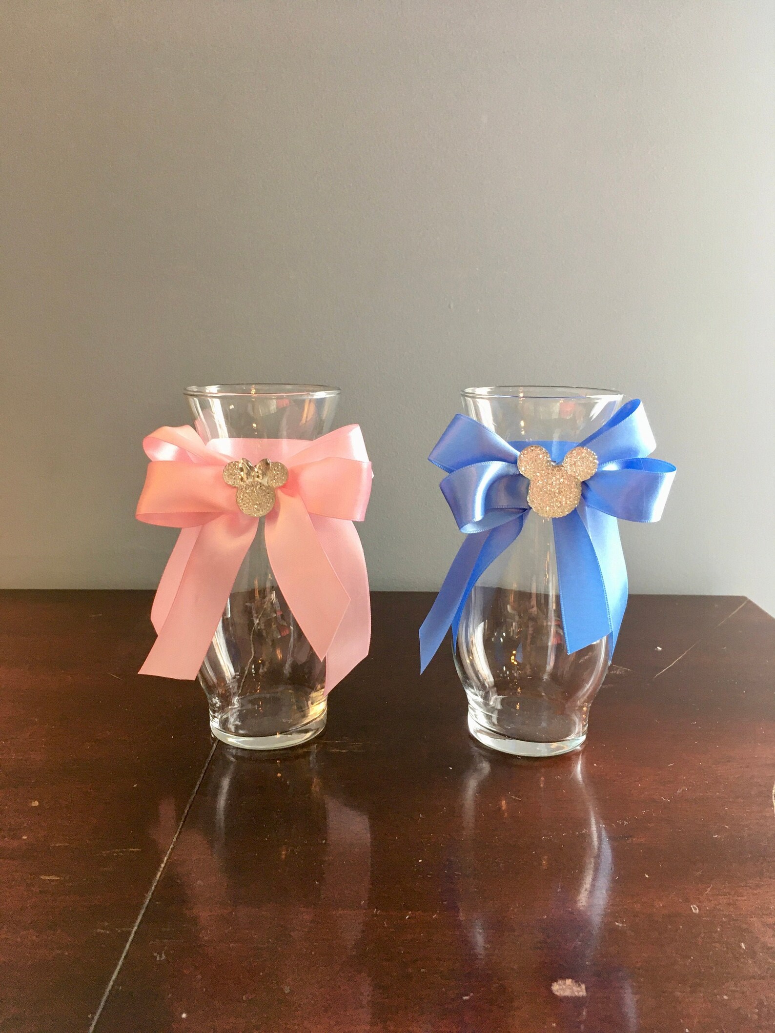 MICKEY FLOWER VASE, Mickey Vase, Minnie Flower Vase, Disney Wedding ...