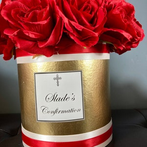 CONFIRMATION CENTERPIECE, Dove Wedding Centerpiece, Confirmation Decor ...