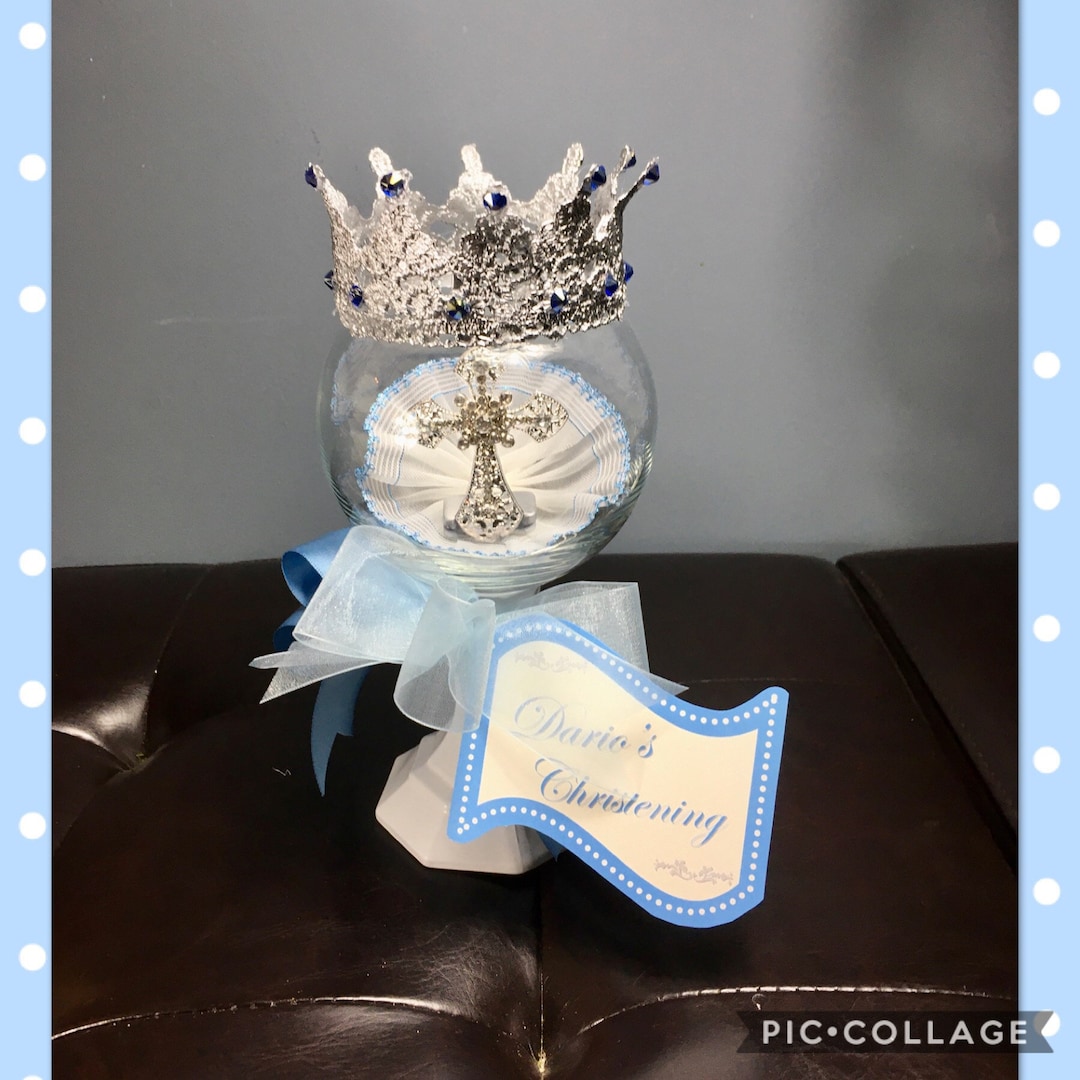 BOY COMMUNION CENTERPIECE, First Holy Communion, Religious Centerpiece ...