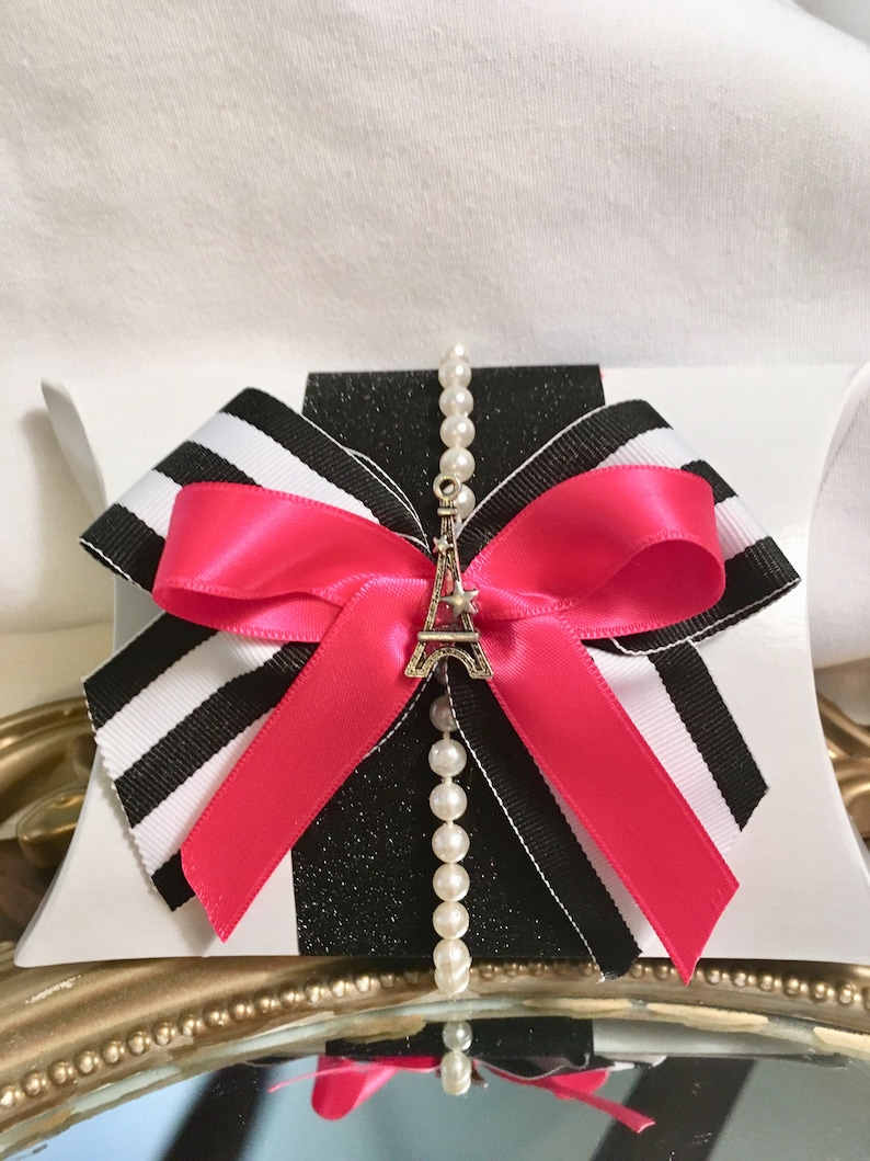 6 Pc Favor Boxes Eiffel Tower Favor Box Eiffel Tower Theme - Etsy