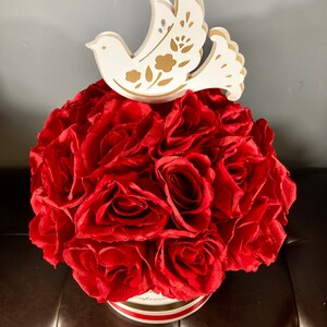 CONFIRMATION CENTERPIECE, Dove Wedding Centerpiece, Confirmation Decor ...