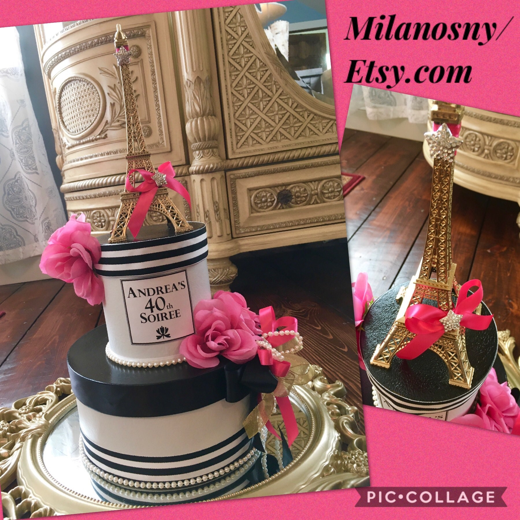Eiffel Tower Centerpiece Paris Wedding Decor Paris Theme Sweet 16