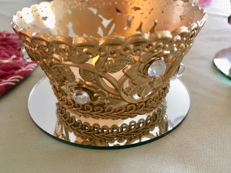 4pc CROWN CANDLE HOLDER Crown Table Decor Crowns Crown | Etsy