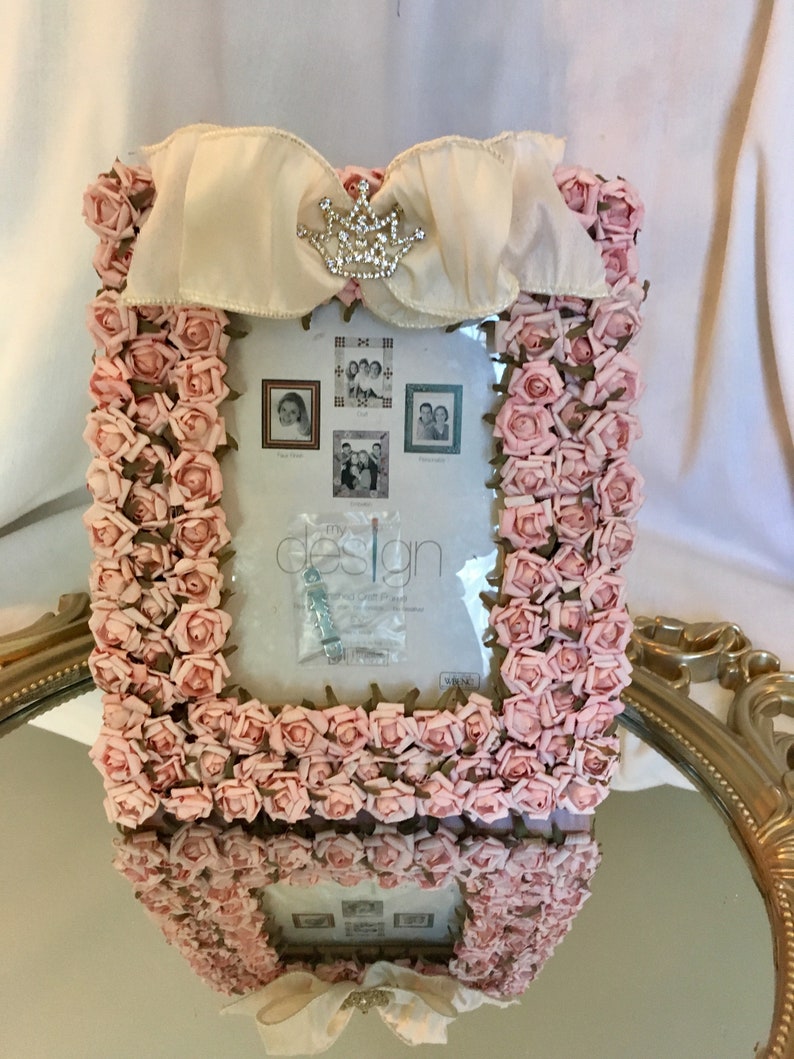FLOWER PICTURE FRAME Princess Birthday Decoration Cinderella | Etsy