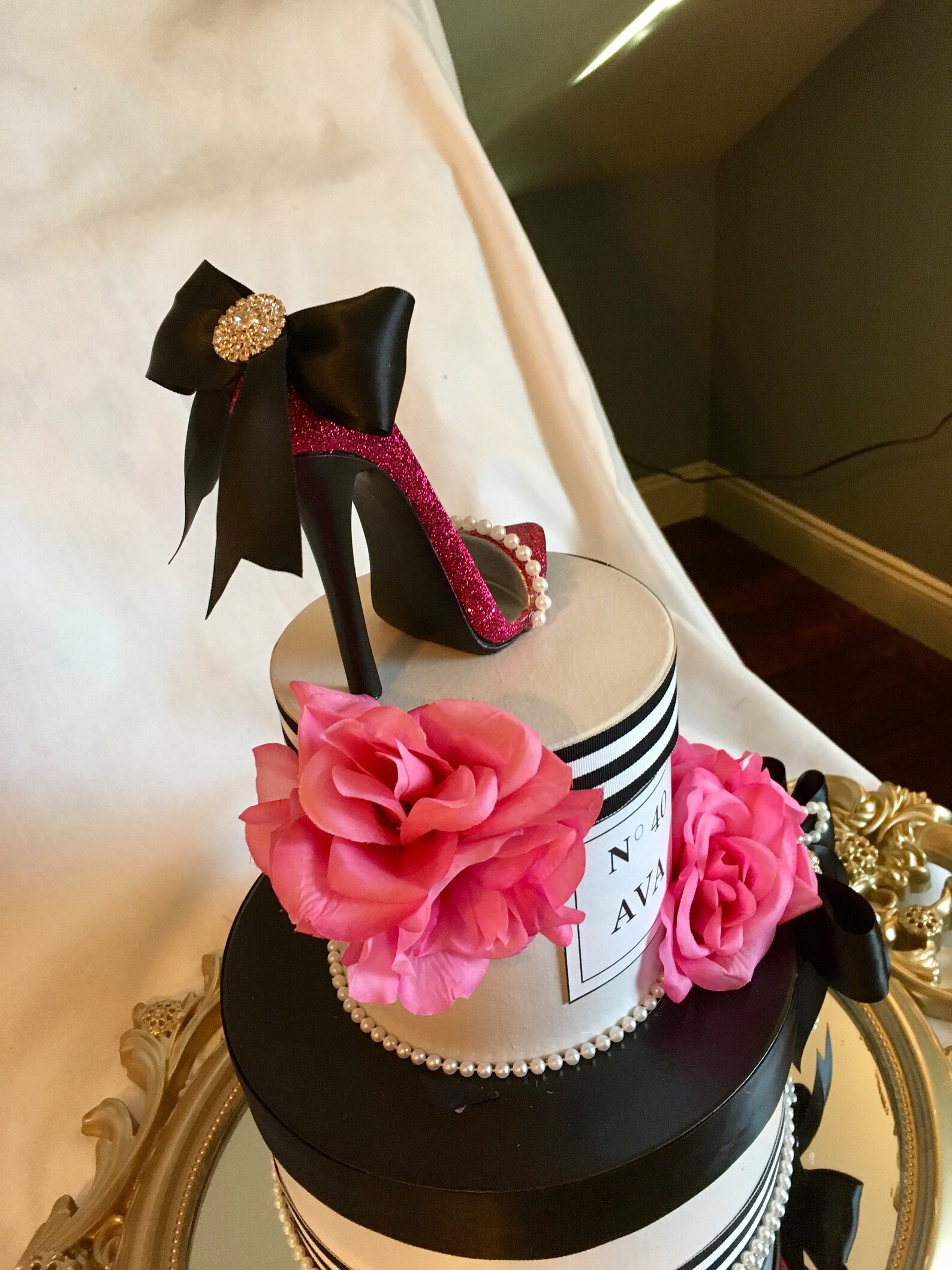 HIGH HEEL CAKE Topper High Heel Party Decoration Paris | Etsy