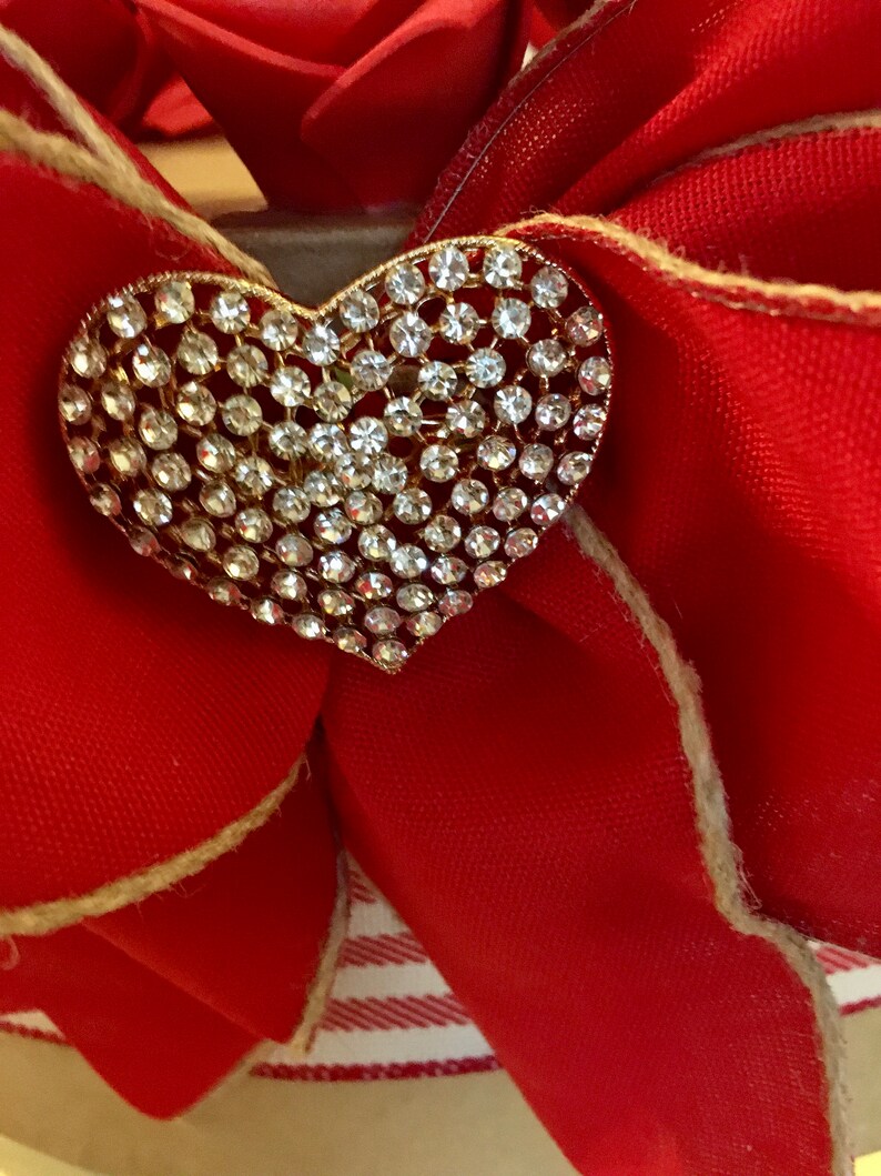 HEART CENTERPIECE Valentine Decor Valentine Gift Valentine - Etsy