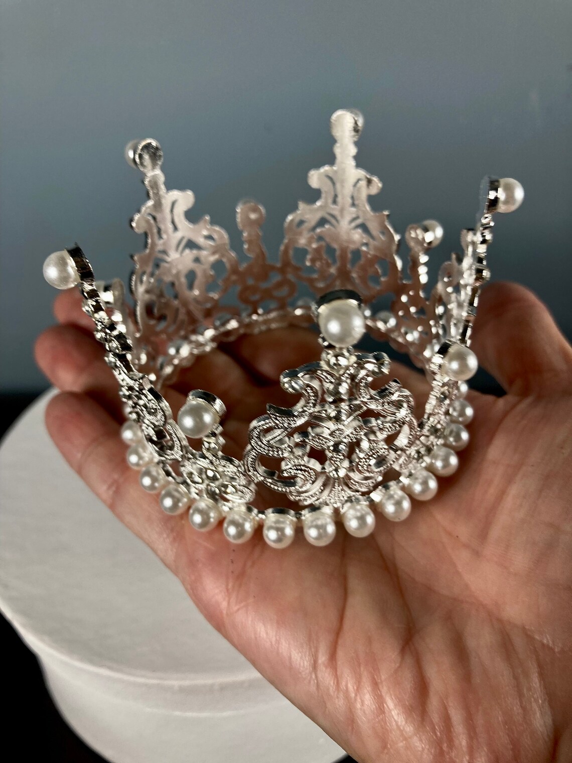 PEARL CROWN, Pearl Gold Crown, Pearl Silver Crown, Small Crown ...