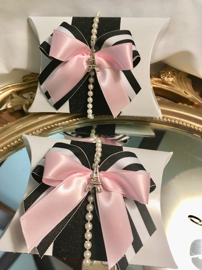 6 pc favor boxes Eiffel tower favor box Eiffel tower theme | Etsy